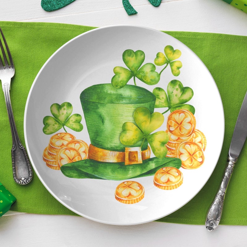 Shamrock Plates - Etsy