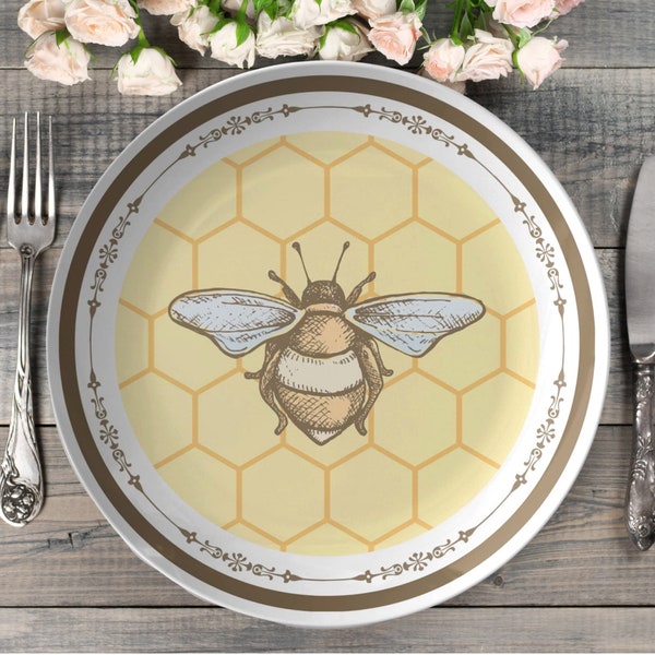 Bee Plates - Etsy