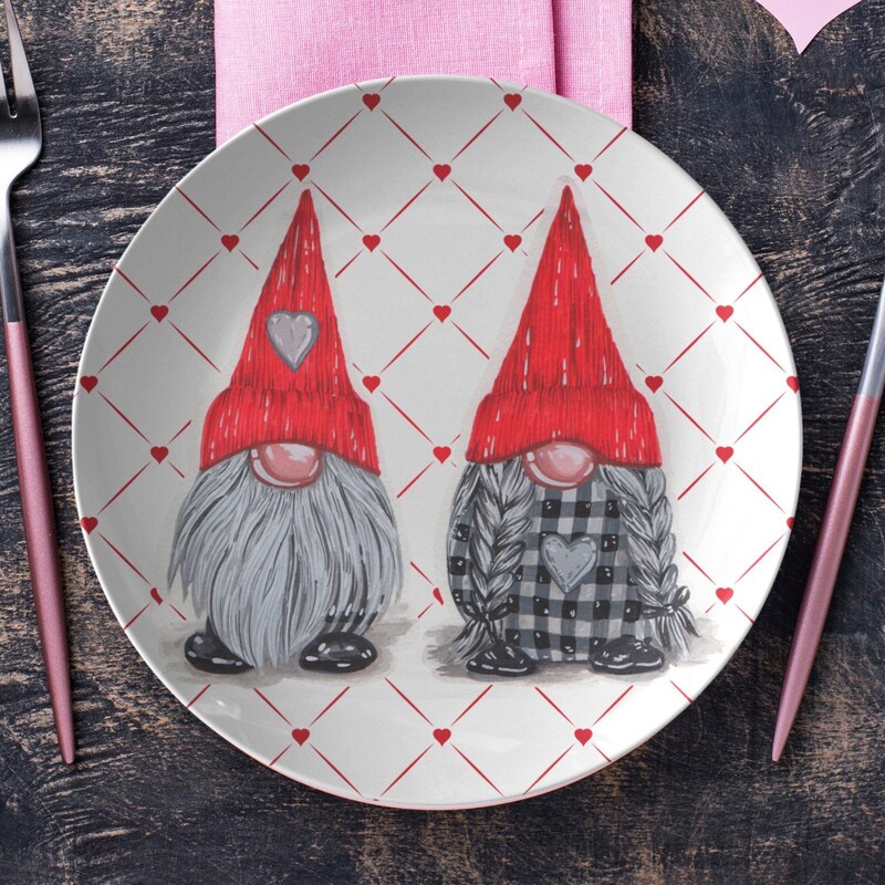 Gnome Plates - Etsy