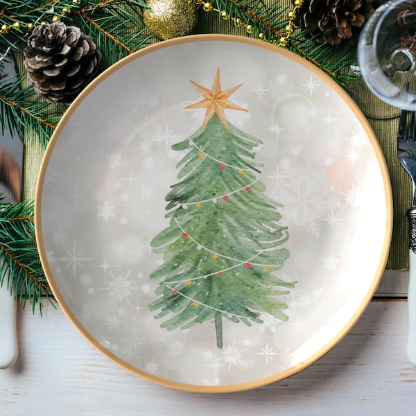 Christmas Plate - Etsy