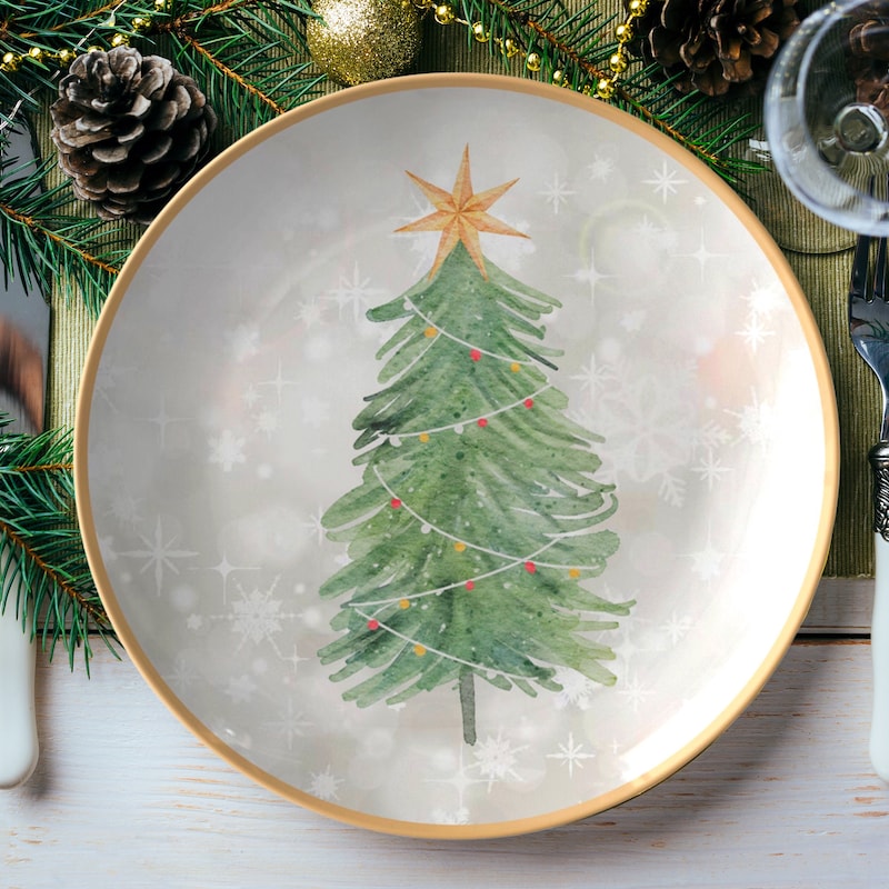 Christmas Plate - Etsy