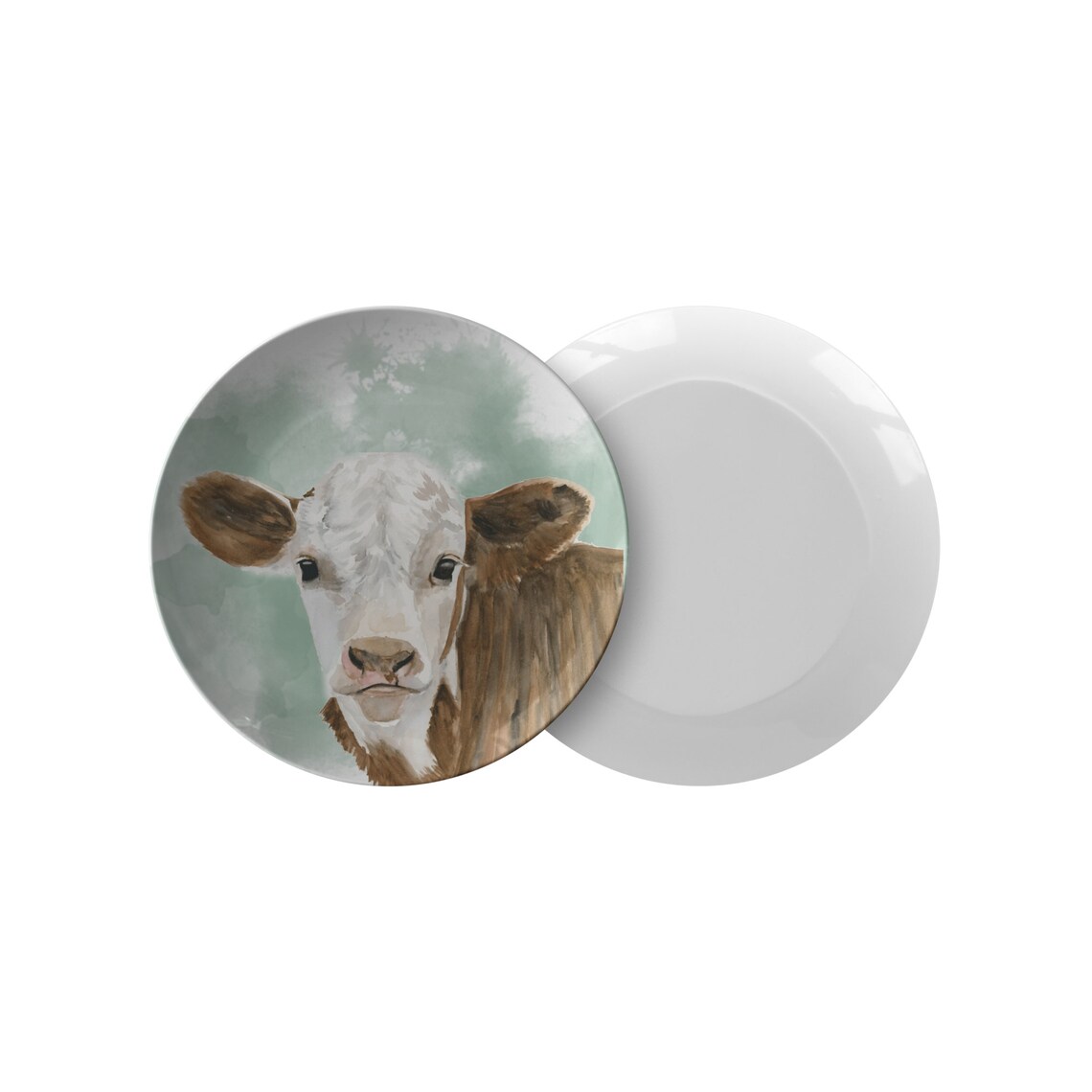 Farmhouse Cow Dinner Plate Farm Cow Dinner Plate Set - Etsy