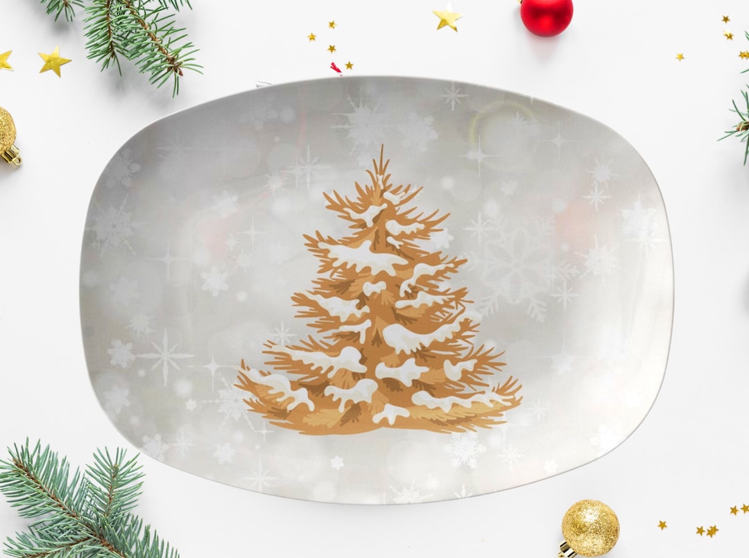 Christmas Tree Platter | Holiday Serving Platter | Christmas Appetizer ...