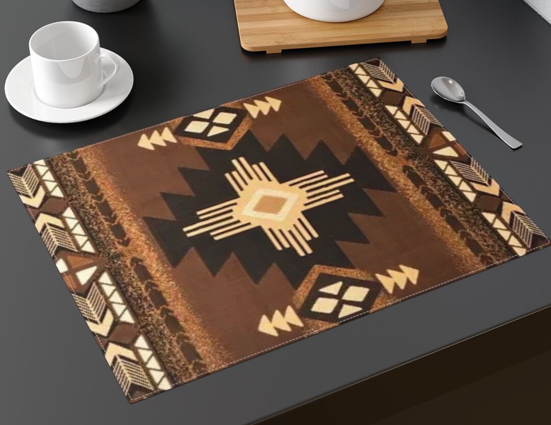 Western Placemat | Southwestern Place Mat | Boho Tribal Indian Place ...