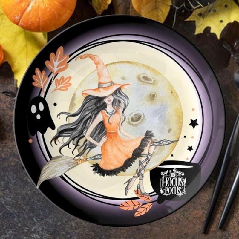 Halloween Dinner Plates - Etsy
