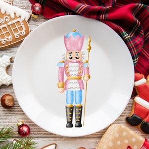 Nutcracker Dinner Plates, Christmas Nutcracker Themed Plates, Christmas ...