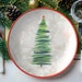 Christmas Tree Plate Christmas Dinner Plates Christmas Dining Set ...