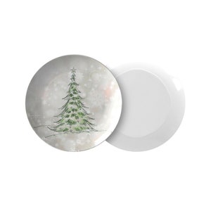 Christmas Tree Dinner Plate, Christmas Holiday Dining Set, Christmas ...