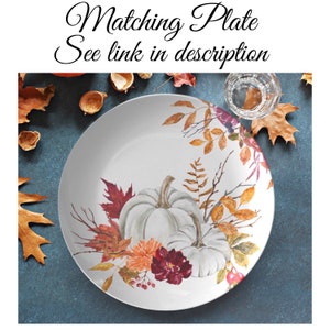 Fall Pumpkin Platter, Thanksgiving Serving Platter, Thanksgiving Dishes ...