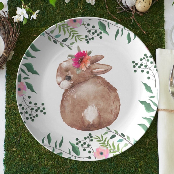Rabbit Plate - Etsy