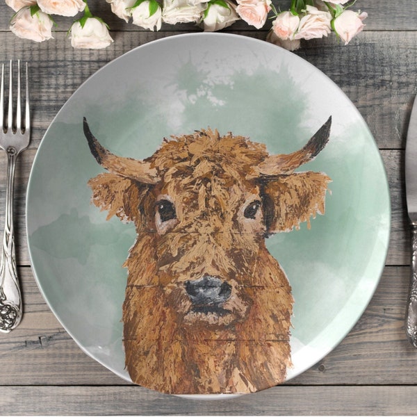 Cattle Bull Plate - Etsy