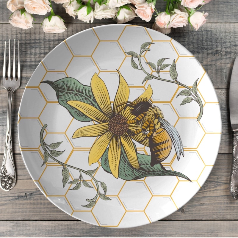 Bee Dinnerware - Etsy