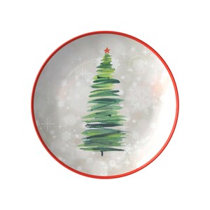 Christmas Tree Plate Christmas Dinner Plates Christmas Dining Set ...