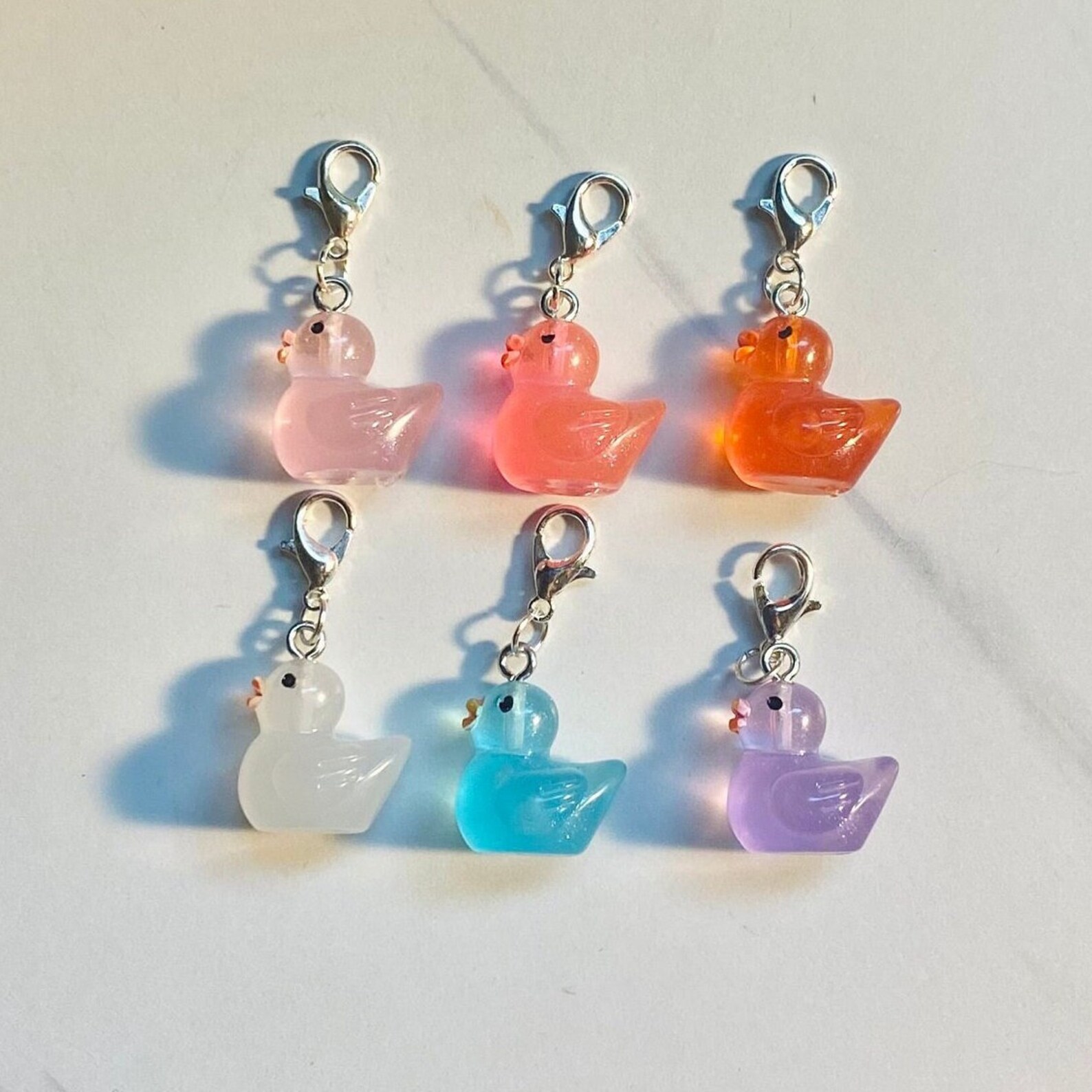 Rubber Ducky Badge Reel Charm, Tumbler Charm, Zipper Pull, Bracelet ...