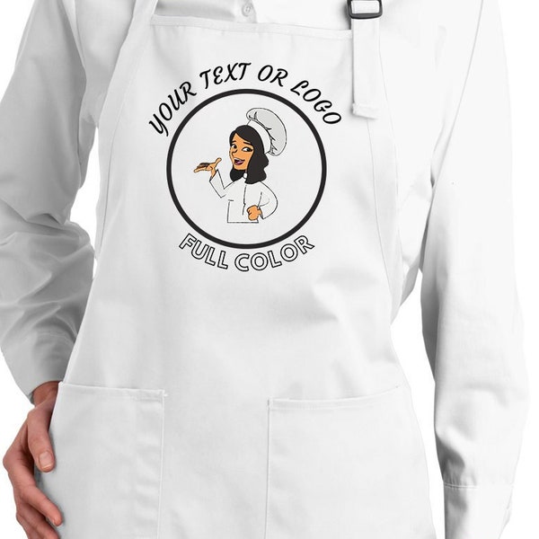 Custom Logo Apron - Etsy
