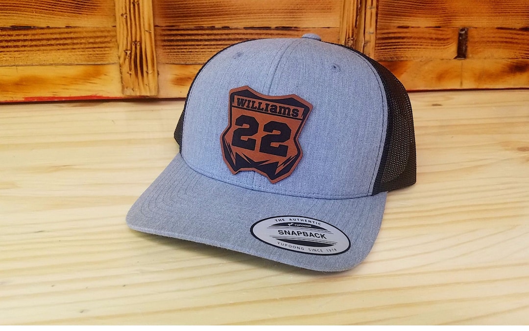 Personalized Motocross Number Plate Hat, Personalized Dirt Bike Hat ...