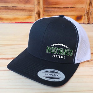 Personalized Football Hat With Team Name and Optional Player Number ...