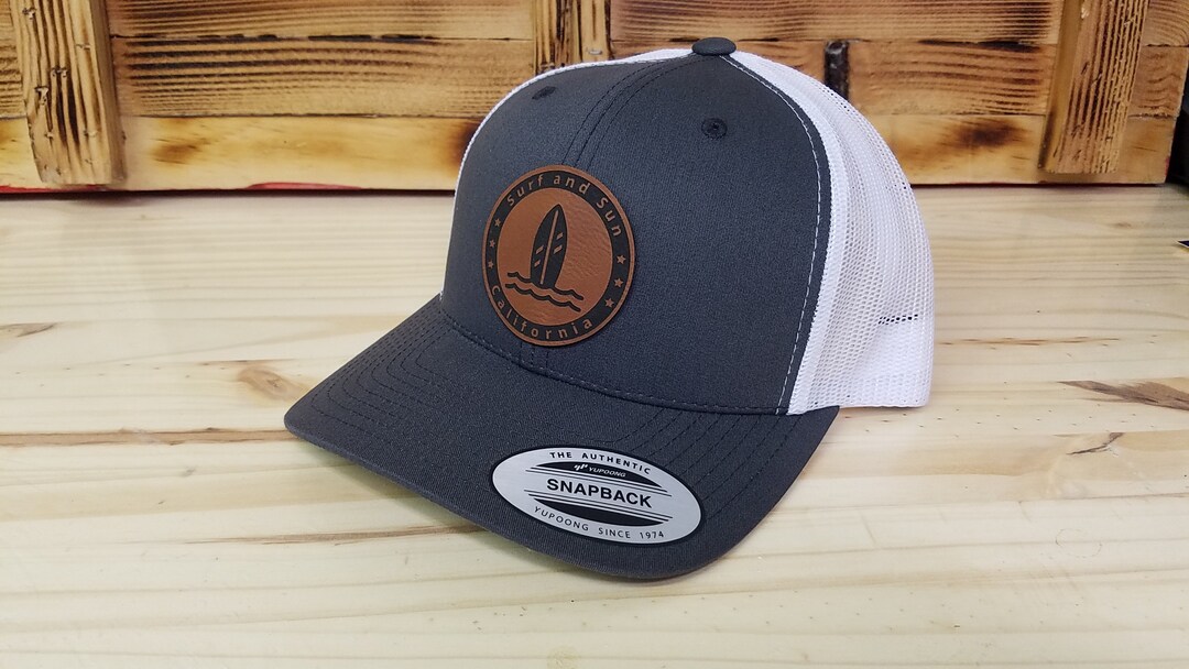 Surf and Sun California Surfer Hat | Retro Trucker Hat Mesh Back ...