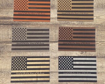 Leather Patch Flag - Etsy