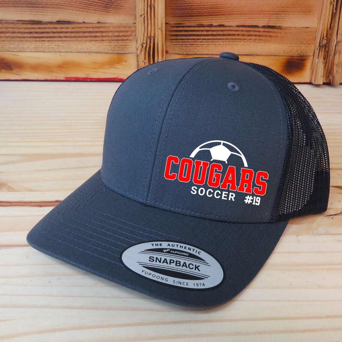 Personalized Soccer Hat With Team Name and Optional Player Number ...