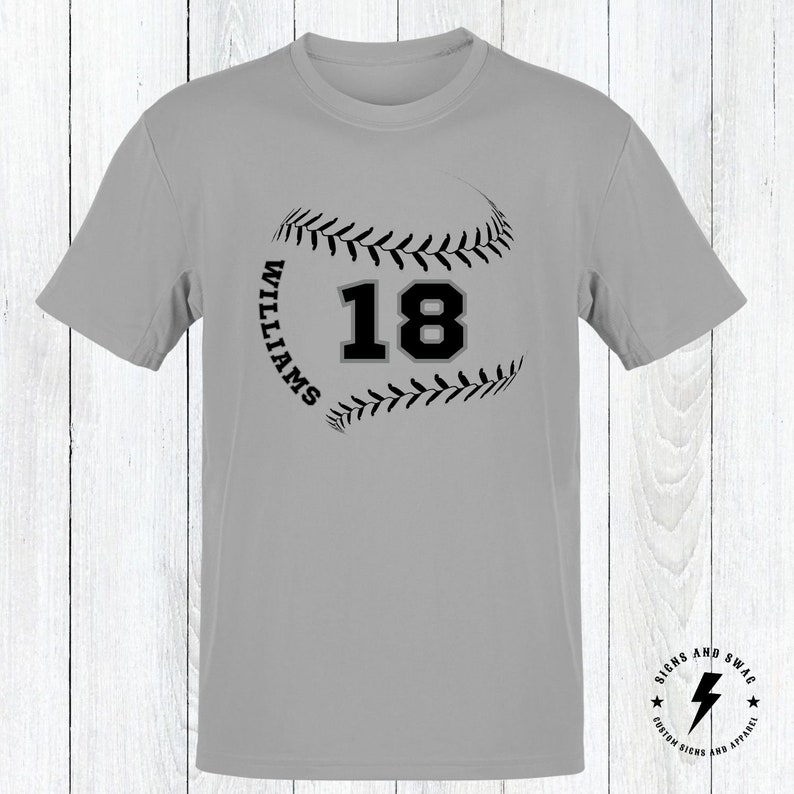 Personalized Baseball Shirt, Baseball Numbers Shirt, Personalized ...