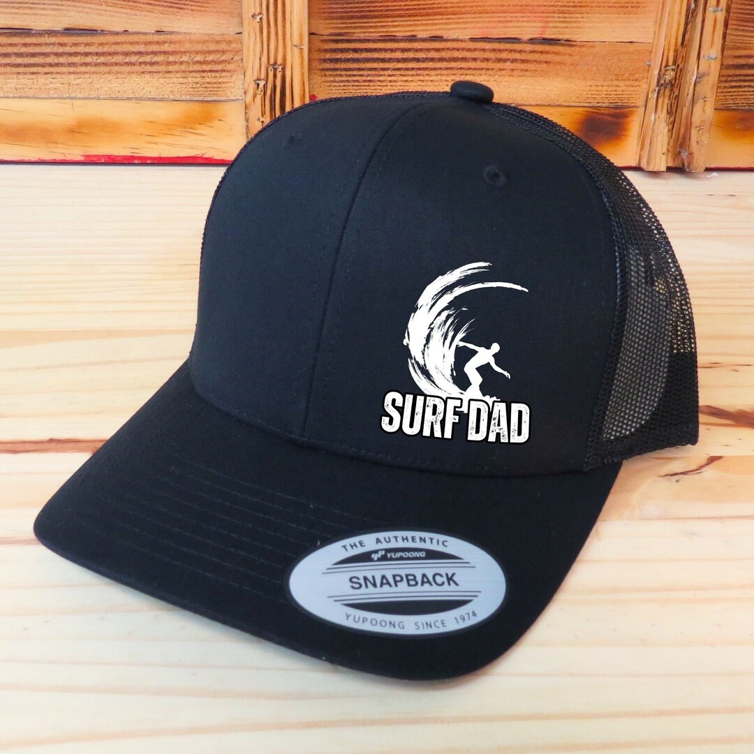 Surf Dad Hat, Gift for Surfer, Gift for Dad, Surfing Hat, Retro Trucker ...