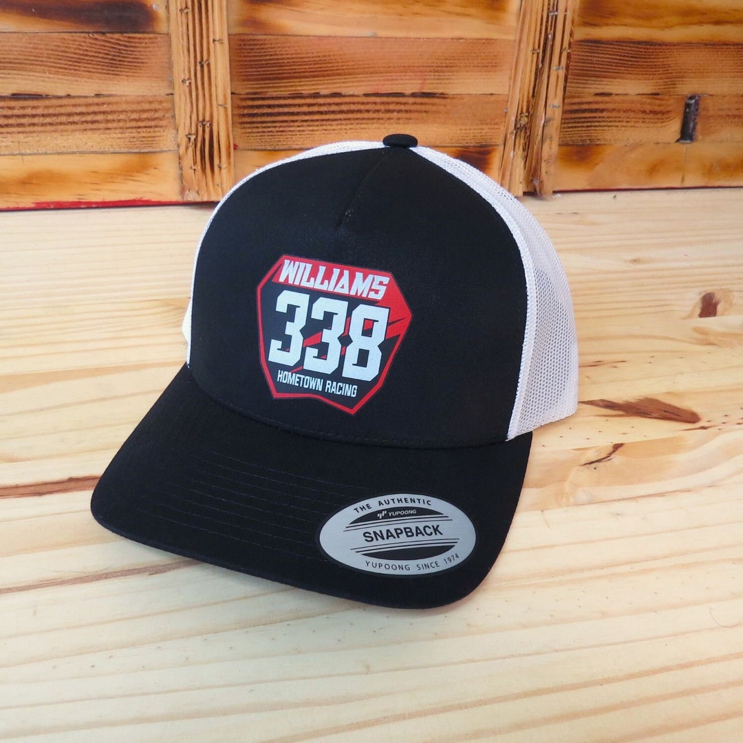 Custom Motocross Number Plate Hat, Full Color Personalized Dirt Bike ...