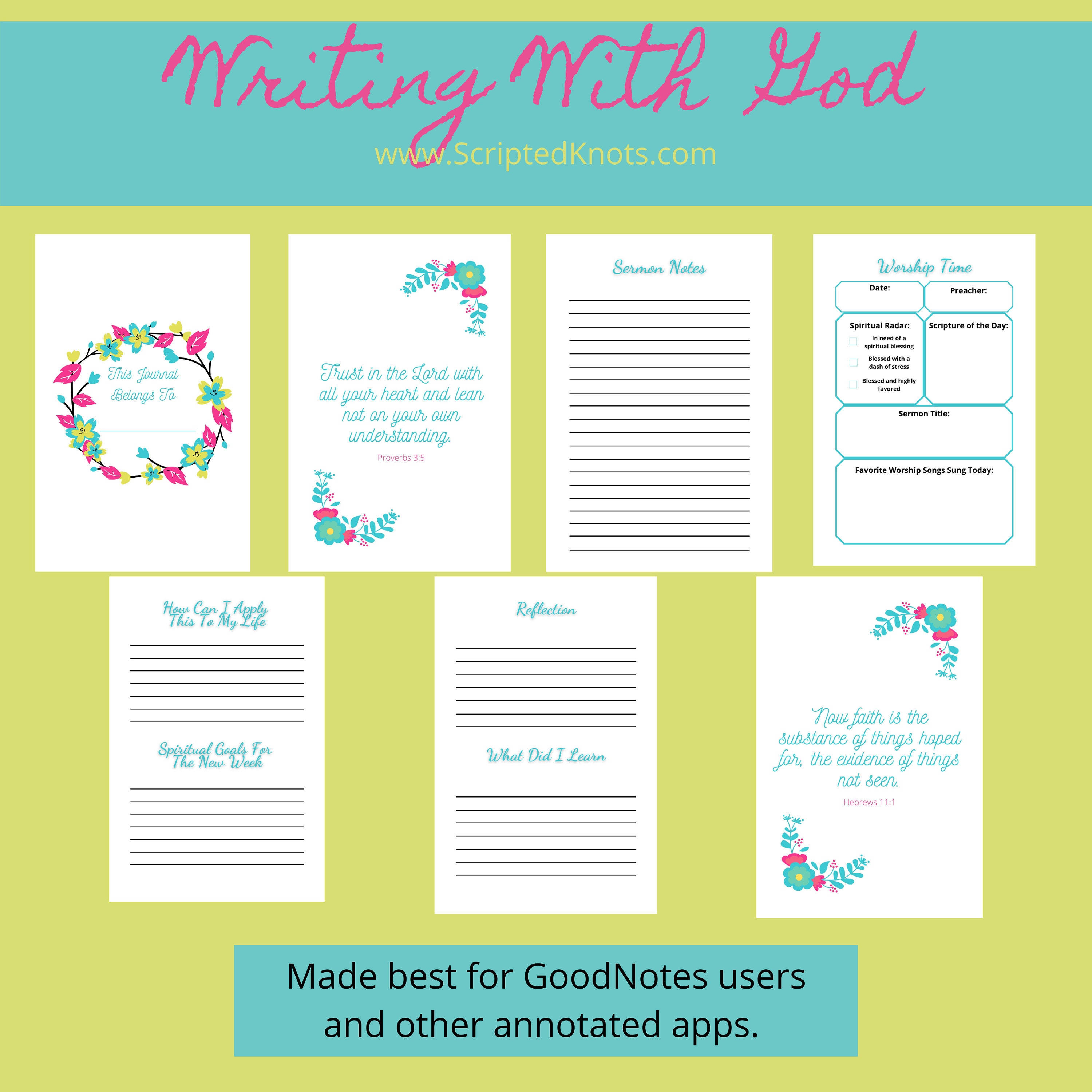Writing With God I Bible I Sermon Notes I Church I Spiritual I ...