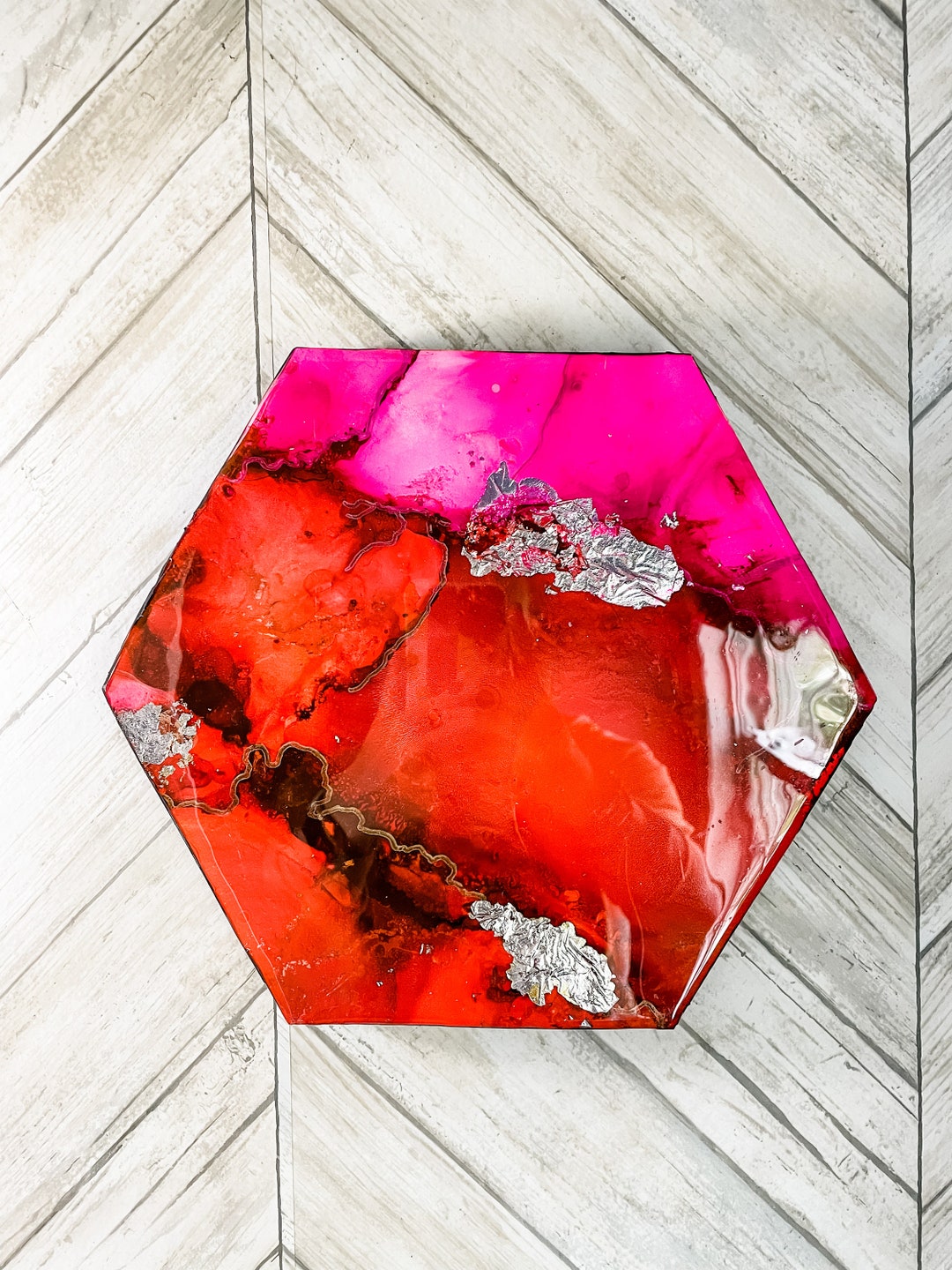 Rainbow Hex Painting 16 - Etsy