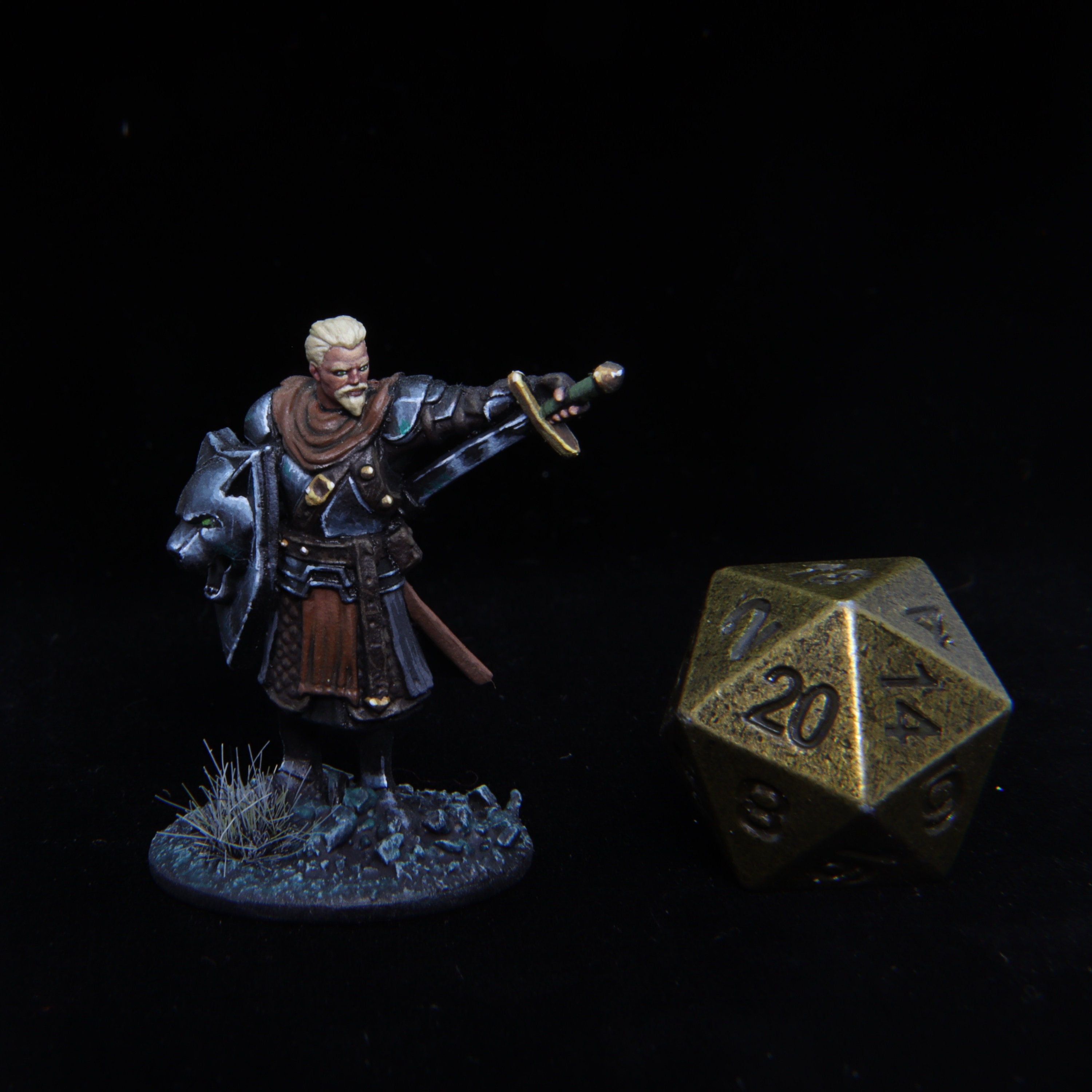 Human Champion w/ Wolf Shield — Yigg Six Studios