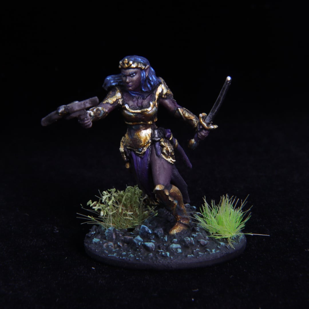 Drow Elf Ranger | Hand Painted | Tabletop Miniature | Dungeons and ...