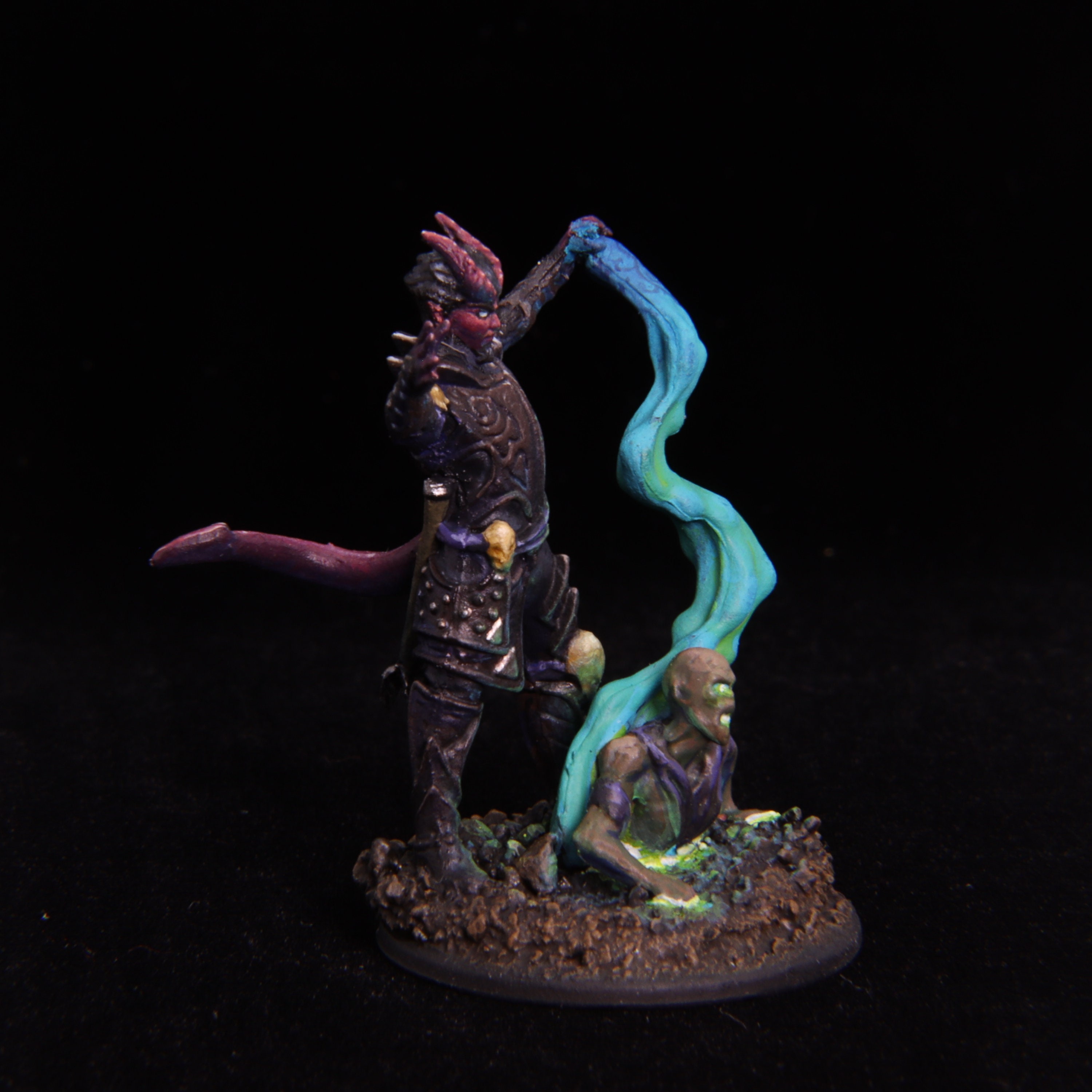 Tiefling Warlock Necromancer Hand Painted Tabletop Miniature Dungeons ...