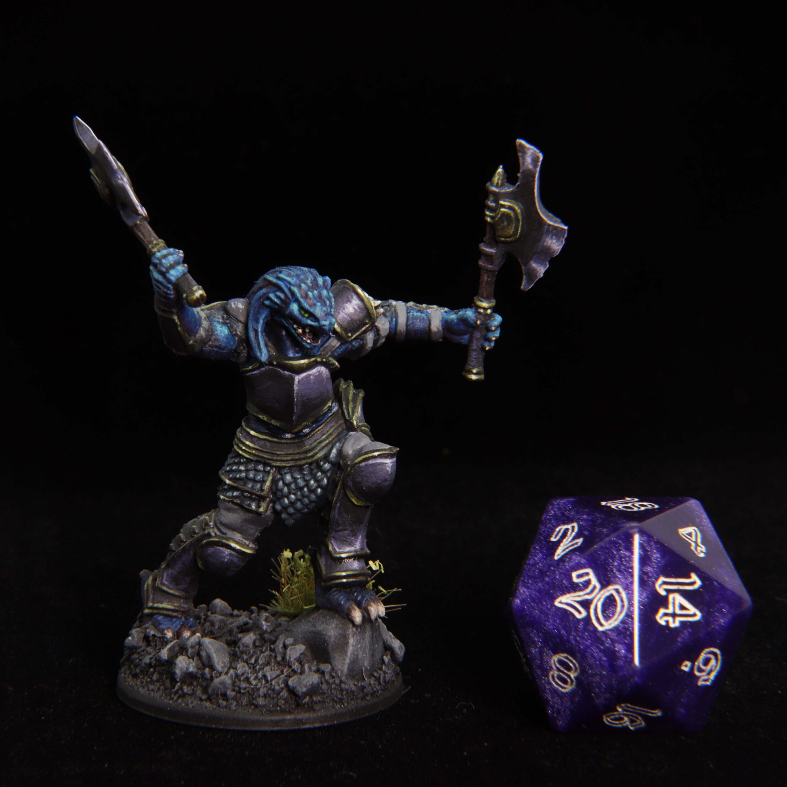 Dragonborn Fighter Hand Painted Dungeons and Dragons D&D Dnd Tabletop ...