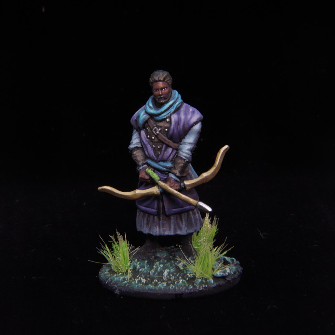 Human Rogue With Bow Hand Painted Tabletop Miniature Dungeons and ...