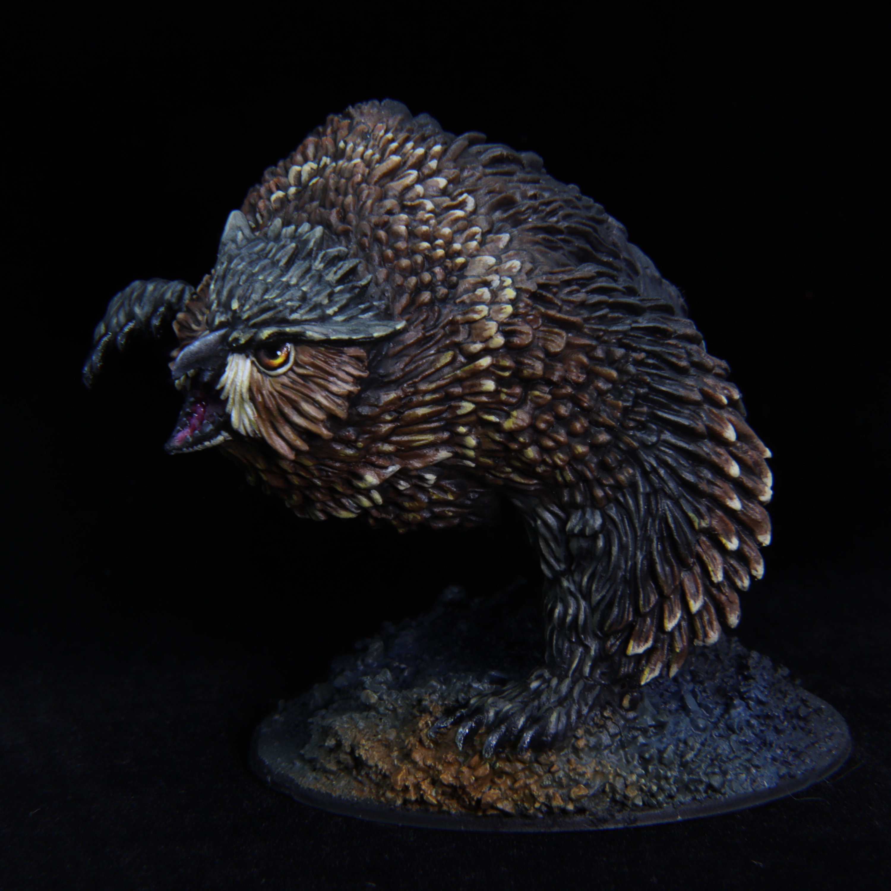 Owlbear at Campfire Hand Painted Tabletop Miniature Dungeons and ...