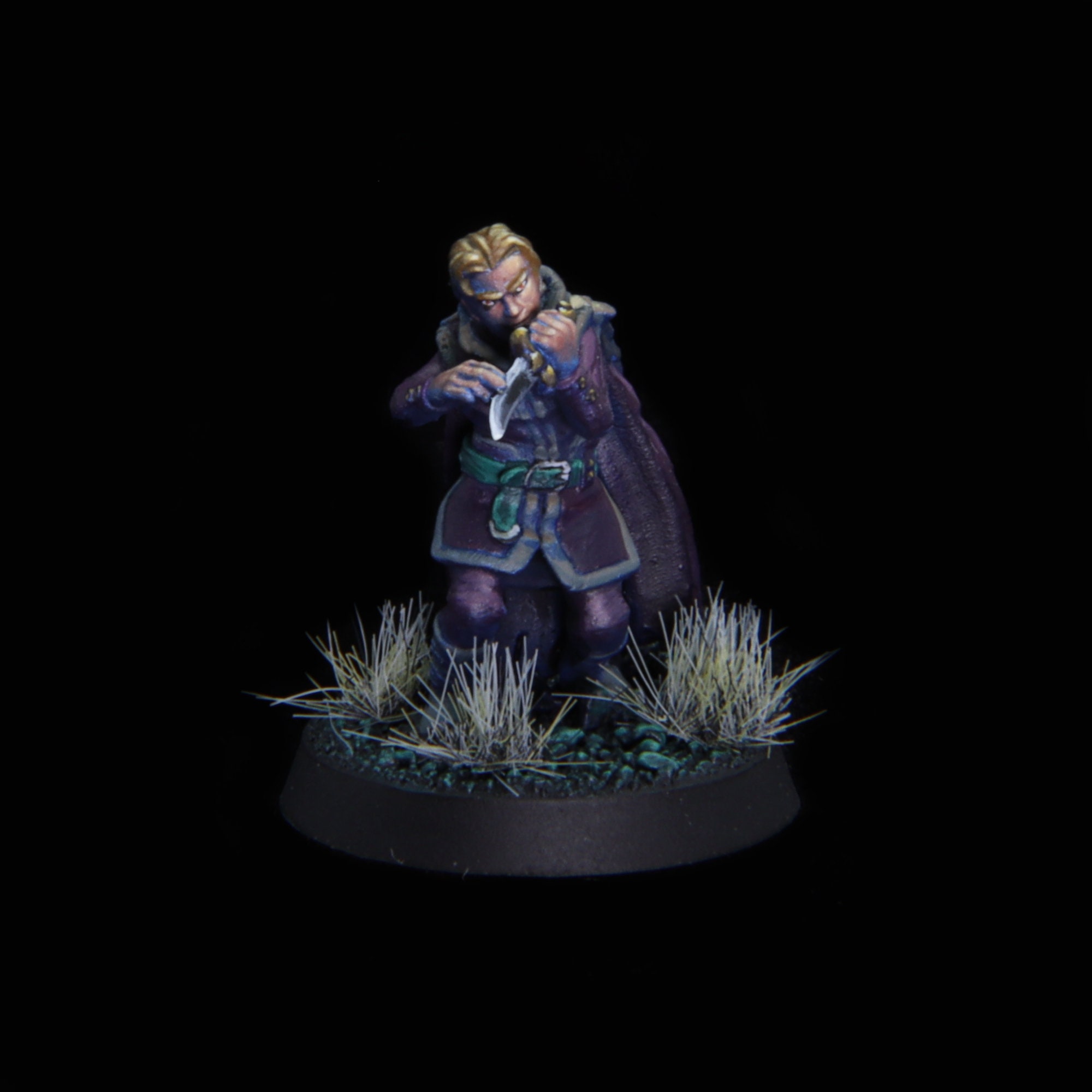 Halfling Rogue Hand Painted One-of-a-kind Tabletop Miniature Dungeons ...