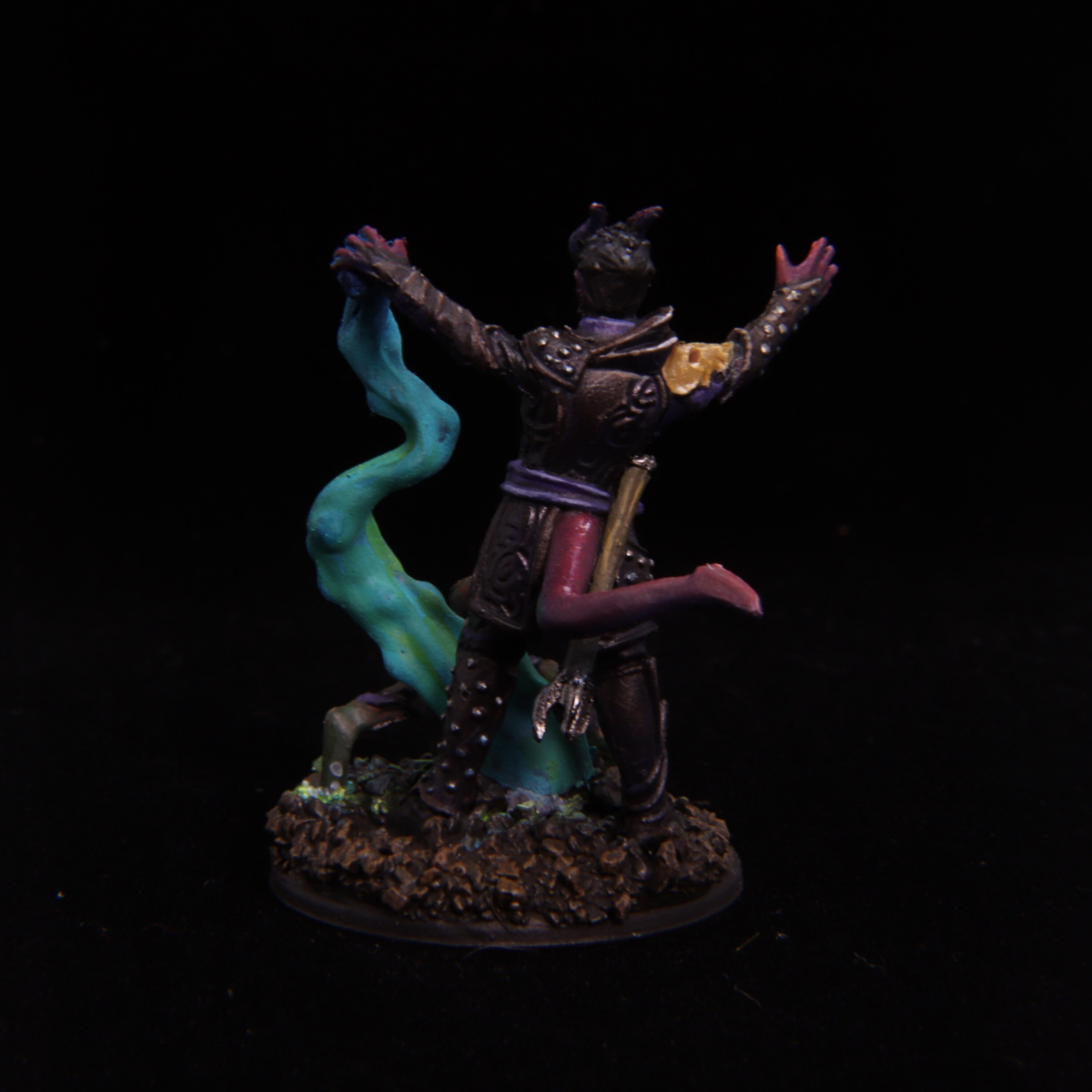 Tiefling Warlock Necromancer Hand Painted Tabletop Miniature Dungeons ...