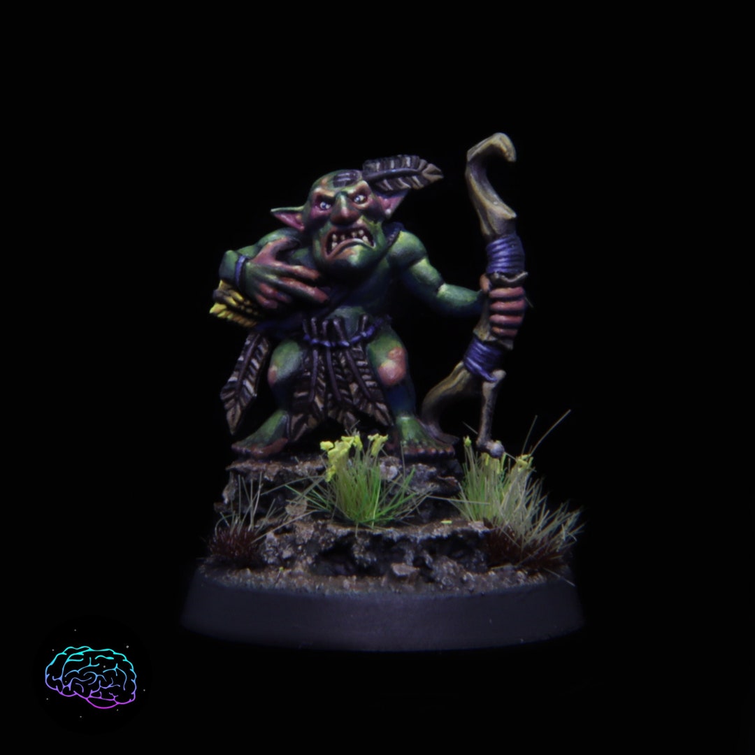 Forest Goblin Ranger W/ Spider | Hand Painted Tabletop Miniature ...