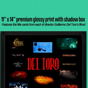 Guillermo Del Toro "title Cards" in Shadow Box, 11"x14", Print + Frame ...