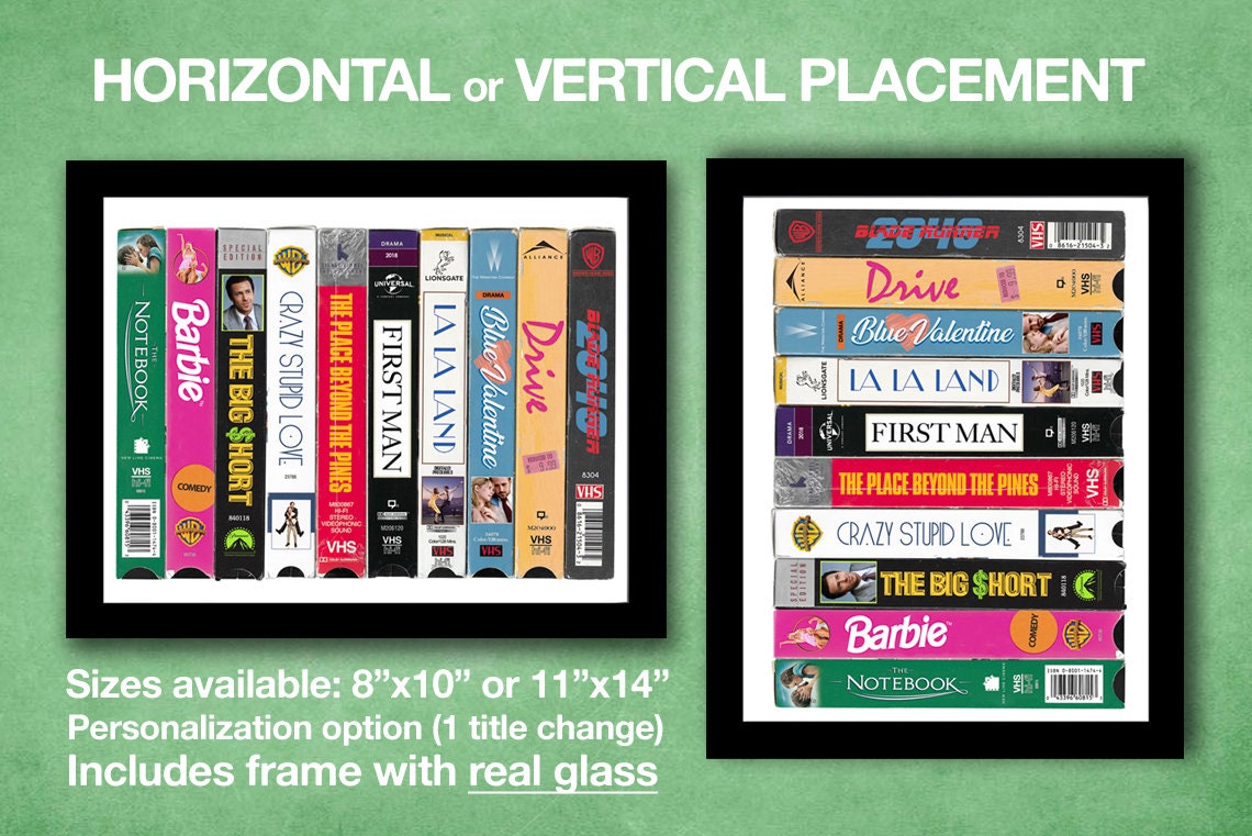 Ryan Gosling best Of VHS Print, 8x10 or 11x14, Print Frame - Etsy