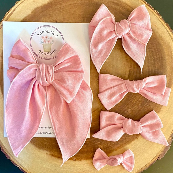 Summer Hair Bow - Etsy