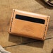 Leather Coin Pouch Style Wallet W/ Flap Opening | Handmade Full Grain ...