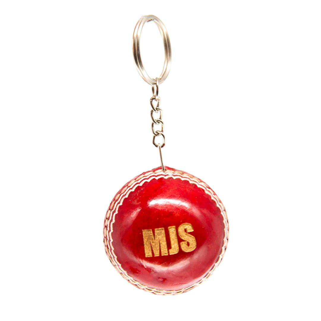 Personalised Cricket Ball Key Ring - Key Chain - Etsy UK