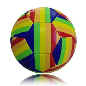 Rainbow Football Pride Ball LGBT Flag Size 5 Soccer Ball - Etsy