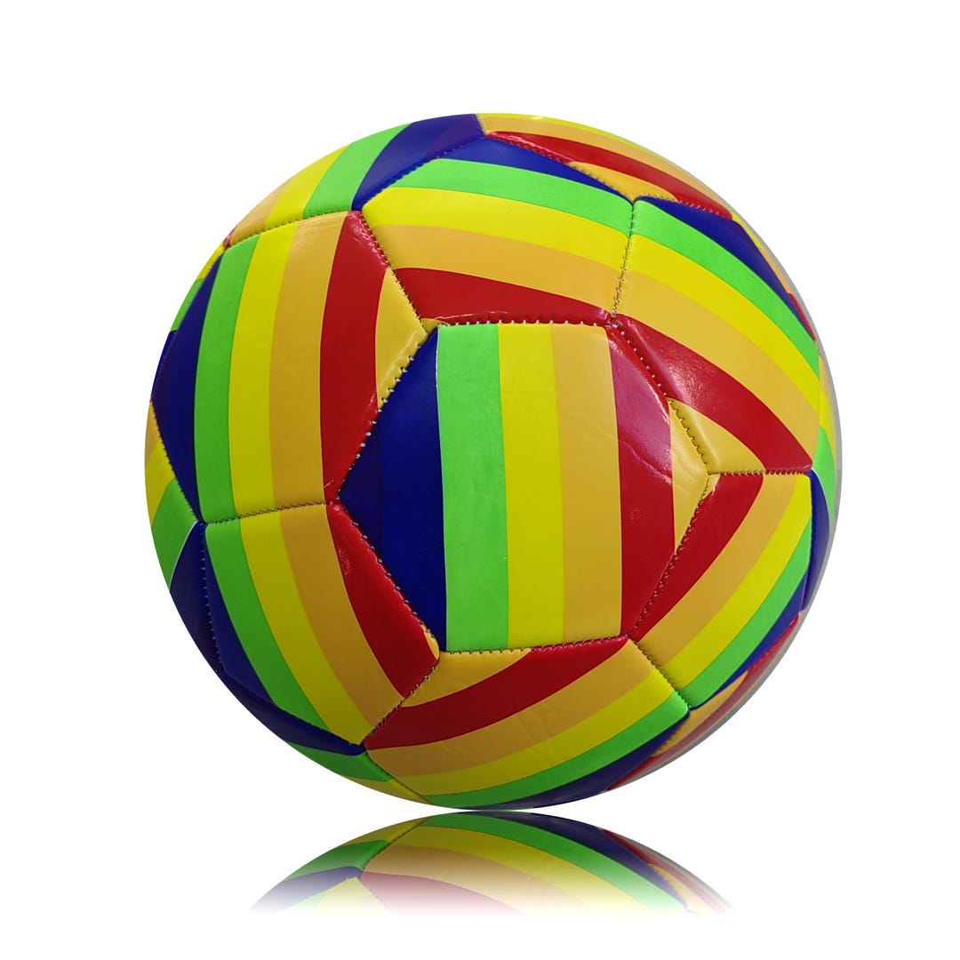 Rainbow Football Pride Ball LGBT Flag Size 5 Soccer Ball - Etsy