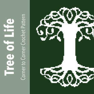 Tree of Life Crochet Pattern, Celtic C2C Graphgan (PDF Pattern) - Etsy