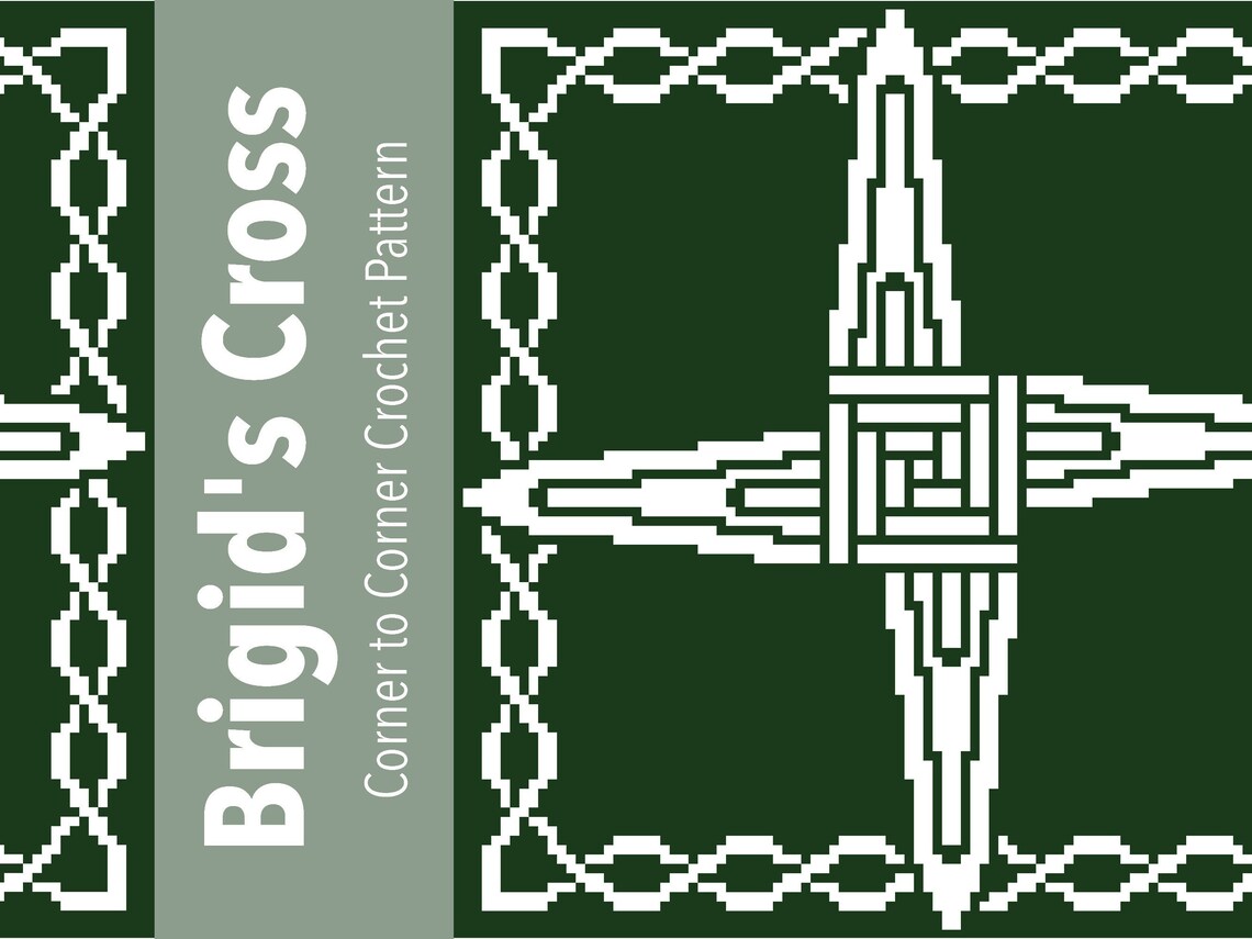 Brigid's Cross, Corner to Corner Crochet Pattern, C2C Pattern, Crochet ...