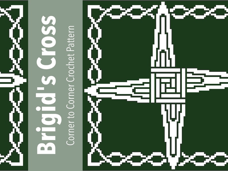 Brigid's Cross, Corner to Corner Crochet Pattern, C2C Pattern, Crochet ...