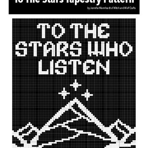 To the Stars Who Listen, ACOTAR Tapestry Crochet Pattern, Tapestry ...