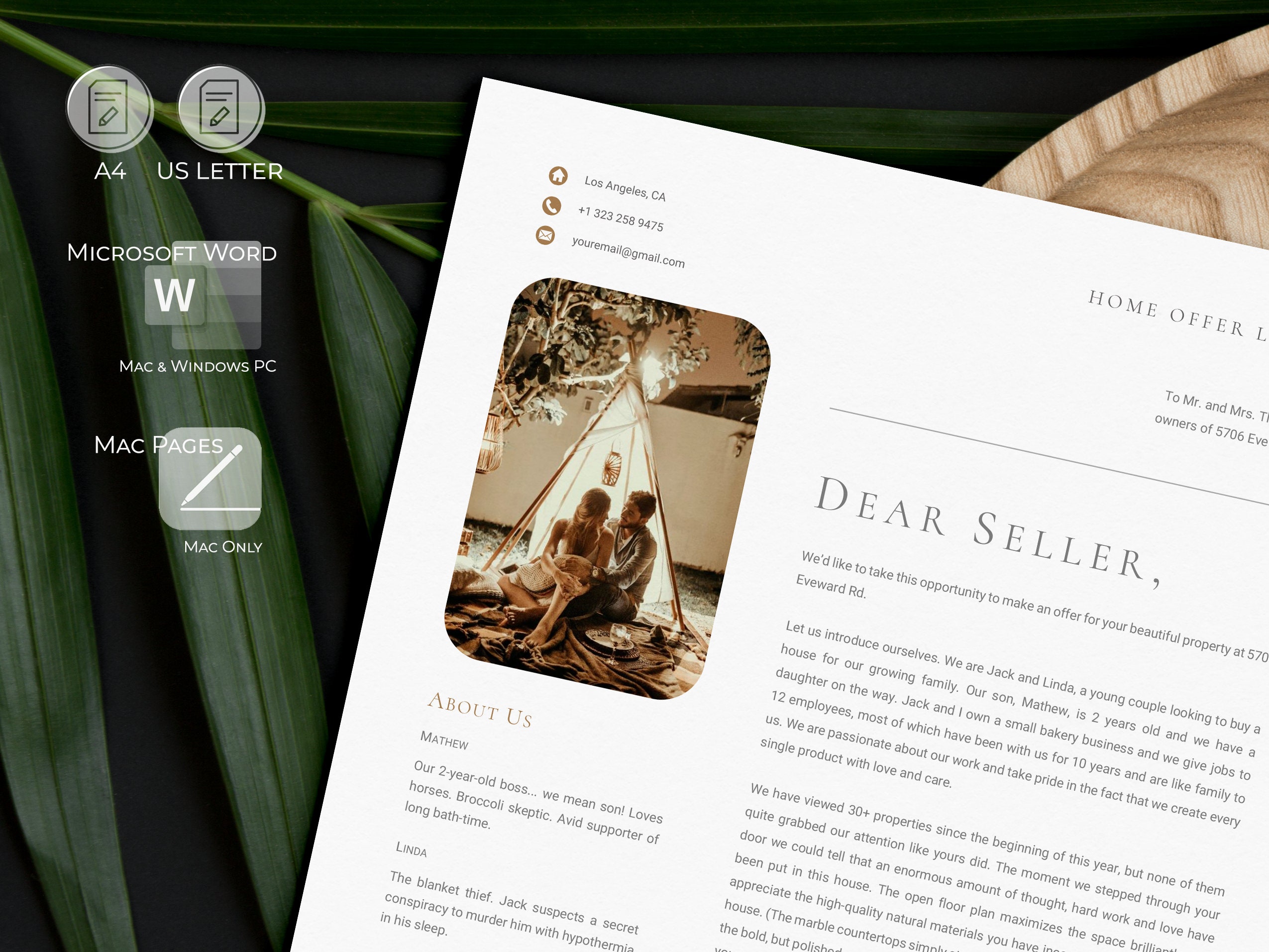 Home Offer Letter Template + Sample Letter & Writing Tips | Letter to ...